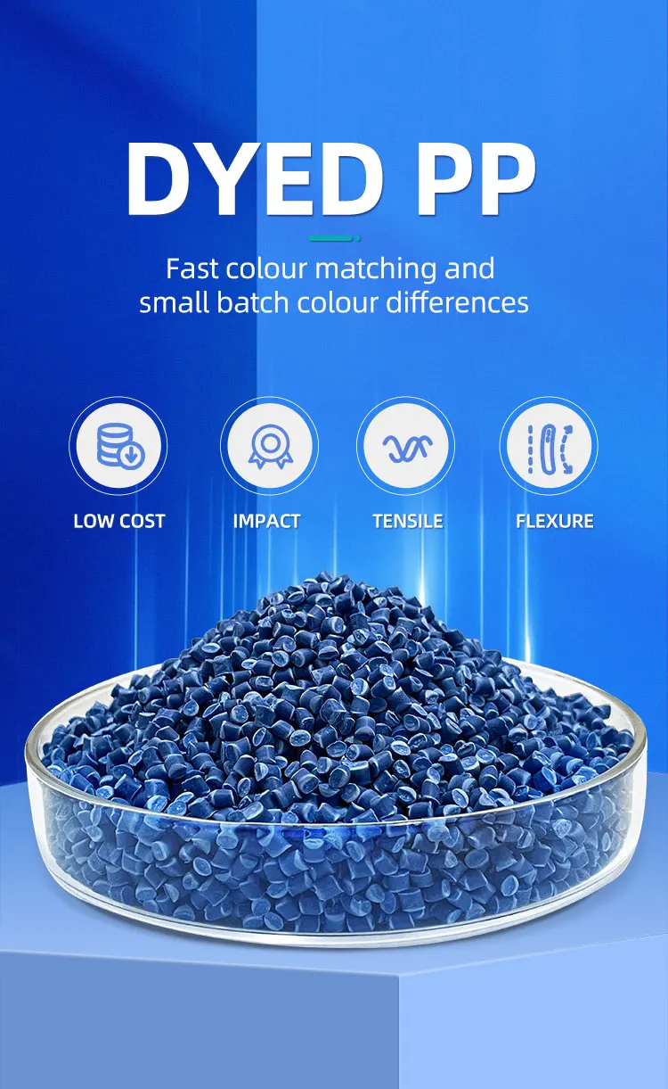 Granules Form Polypropylene Pp Plastic Green Color Pp Granule General ...