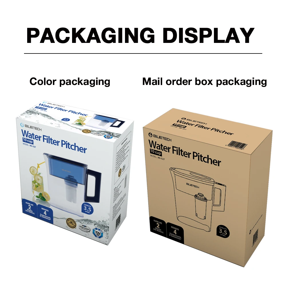 Home Appliance Compatible Water Filter Pitcher Purifier Filtration Jug ...