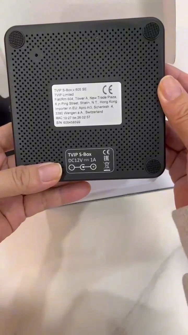 Tvip 605 4k With Bt Remote Controller Dual Wifi Iptv 4k Hevc Hd Tvip605 ...