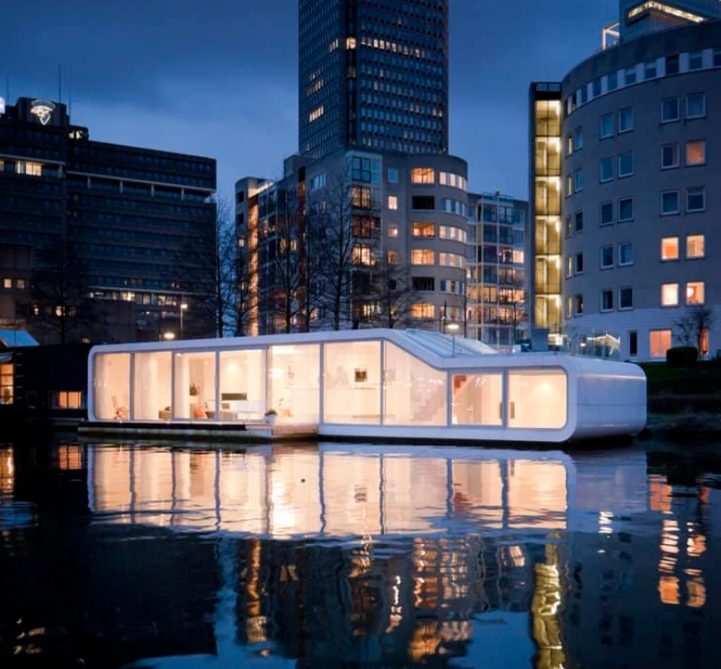 Luxury Modular Floating House - Prefabricated Container Home