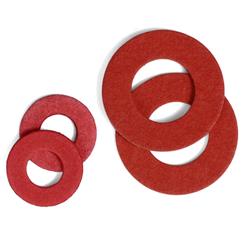 Red Fibre Washers - Durable Plain Washers for General Industry