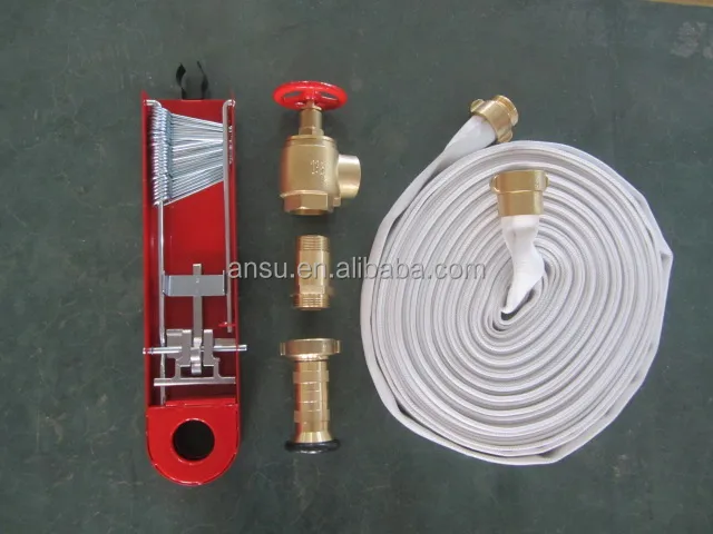 Fire Hose Cabinet - 30m, 2.5'' Hose with Rack for Firefighting