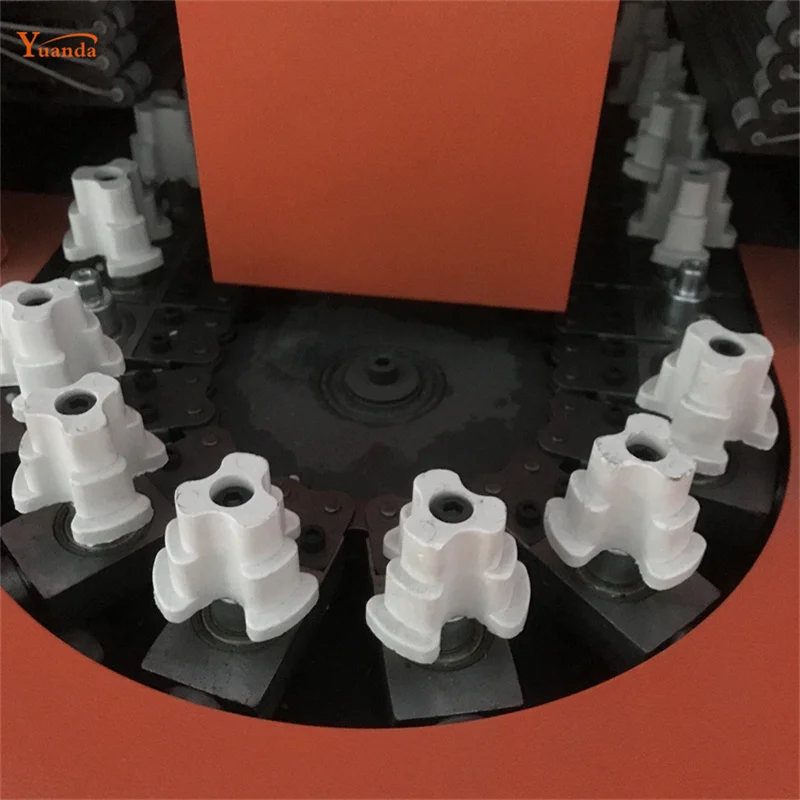 4 Cavity Semi-Automatic Plastic PET Bottle Blow Moulding Machines ...