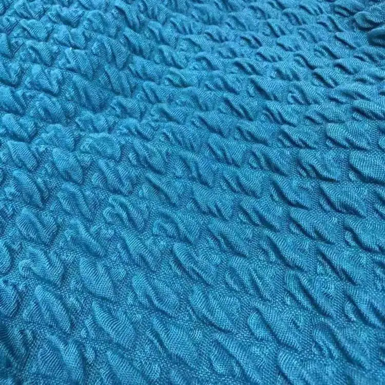 Suppliers Wholesale Polyester/spandex Warp Bubble Crepe Solid Dyed ...