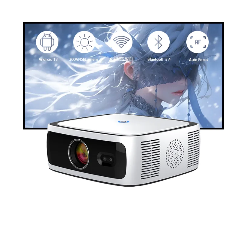 Outdoor Smart Mini Led Portable Projector Proyector Smart Home Theater Video 4k Movie Projector ...