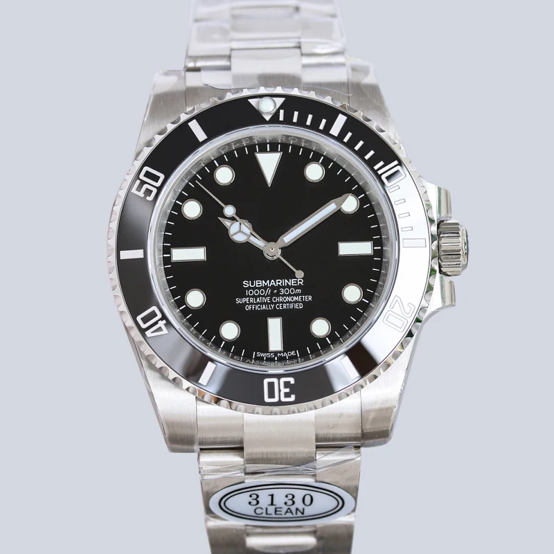 Branded Logo Stainless Steel Bracelet Black Face Time Only No Date ...