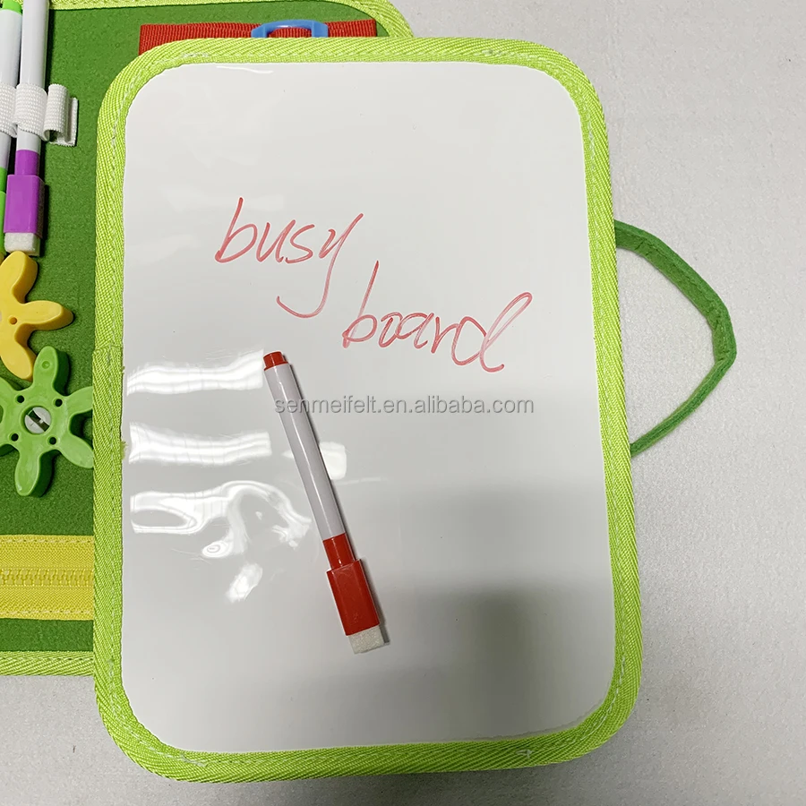 Custom Felt Busy Board Montessori Sensory Learning Toys Basic Skills ...