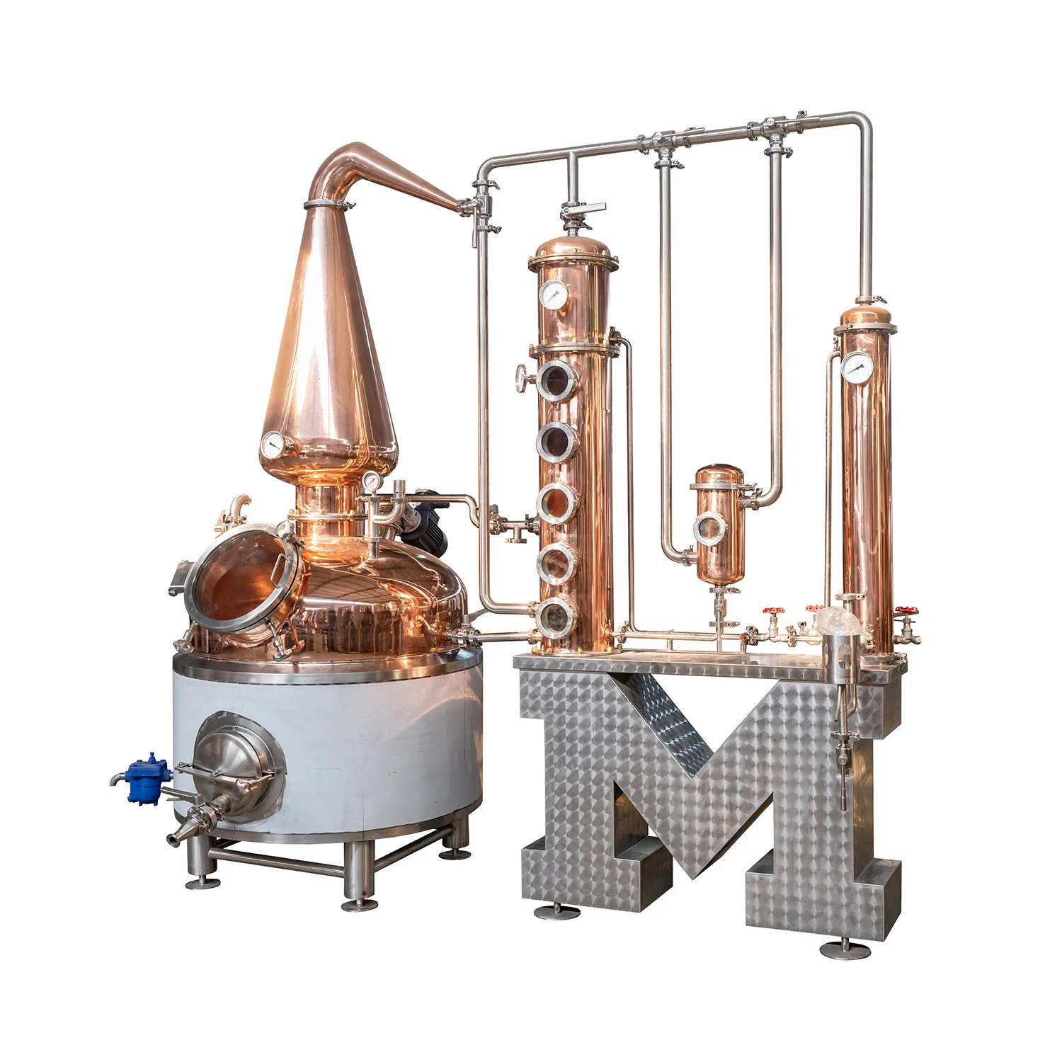 Meto Professional Copper Distillation System Vdka Whiskey Brandy Rum ...