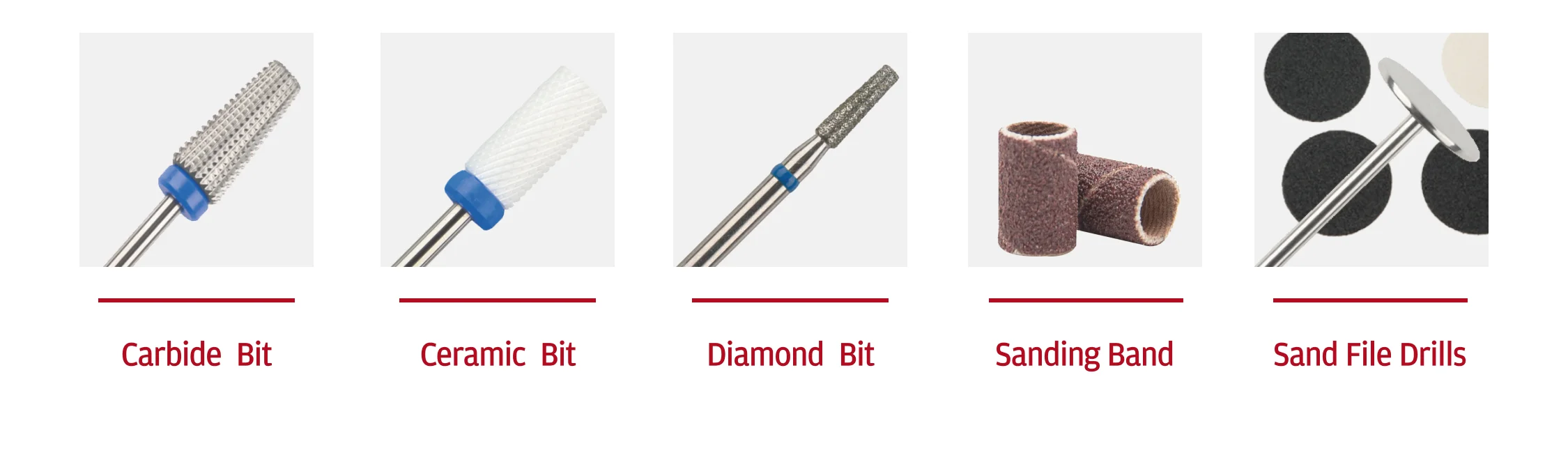 SHUANGJIA Cross Cut Bits Tapered Flute Serie Golden Remove Gel Tool ...