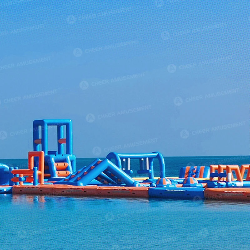 Customized Aquapark Floating Water Games Inflatable Aqua Park Outdoor ...