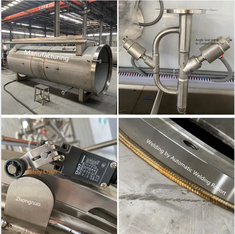 Steam Automatic Autoclave Sterilization Retort Machine for Canned Food ...