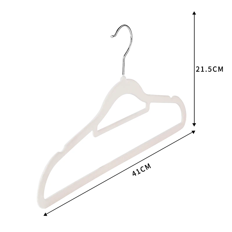 Hot Sale Anti-Slip Traceless Hanger High Quality Elegant Velvet Rack ...
