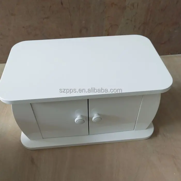 Habesha Super White Wooden Rekebot Coffee Table with Holder Hotplate