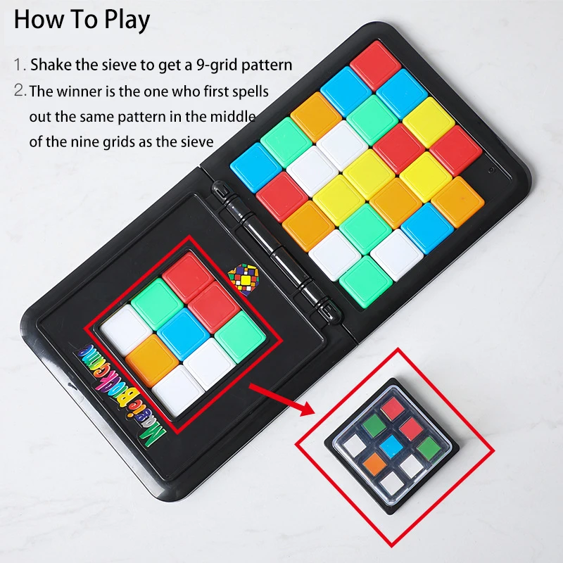 Building Blocks Color Game Puzzle Board Suitable For Children Mobile ...