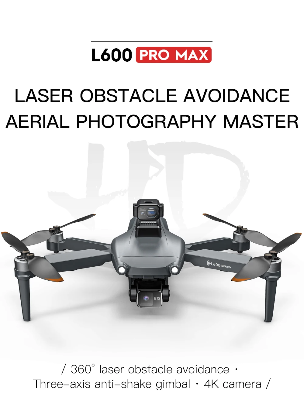 L600 Pro Max Drone - 4K Quadcopter with Obstacle Avoidance