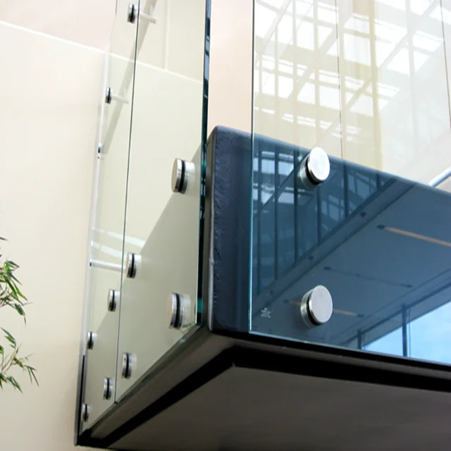 Customized Side Mount Frameless Glass Railing Balustrade Stainless ...