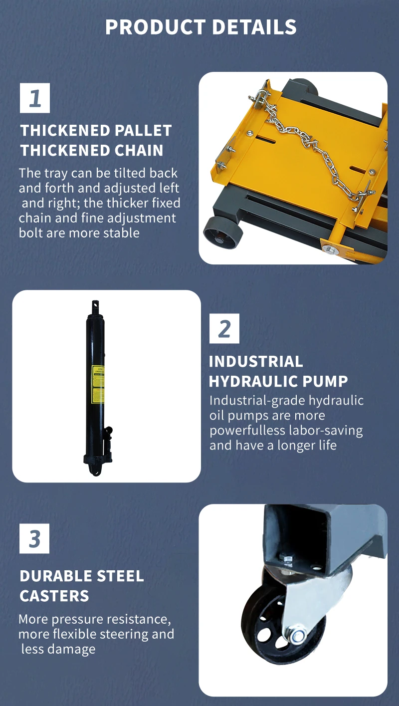 Adjustable Height Low Profile Floor Transmission Jack 2 Ton Gearbox ...