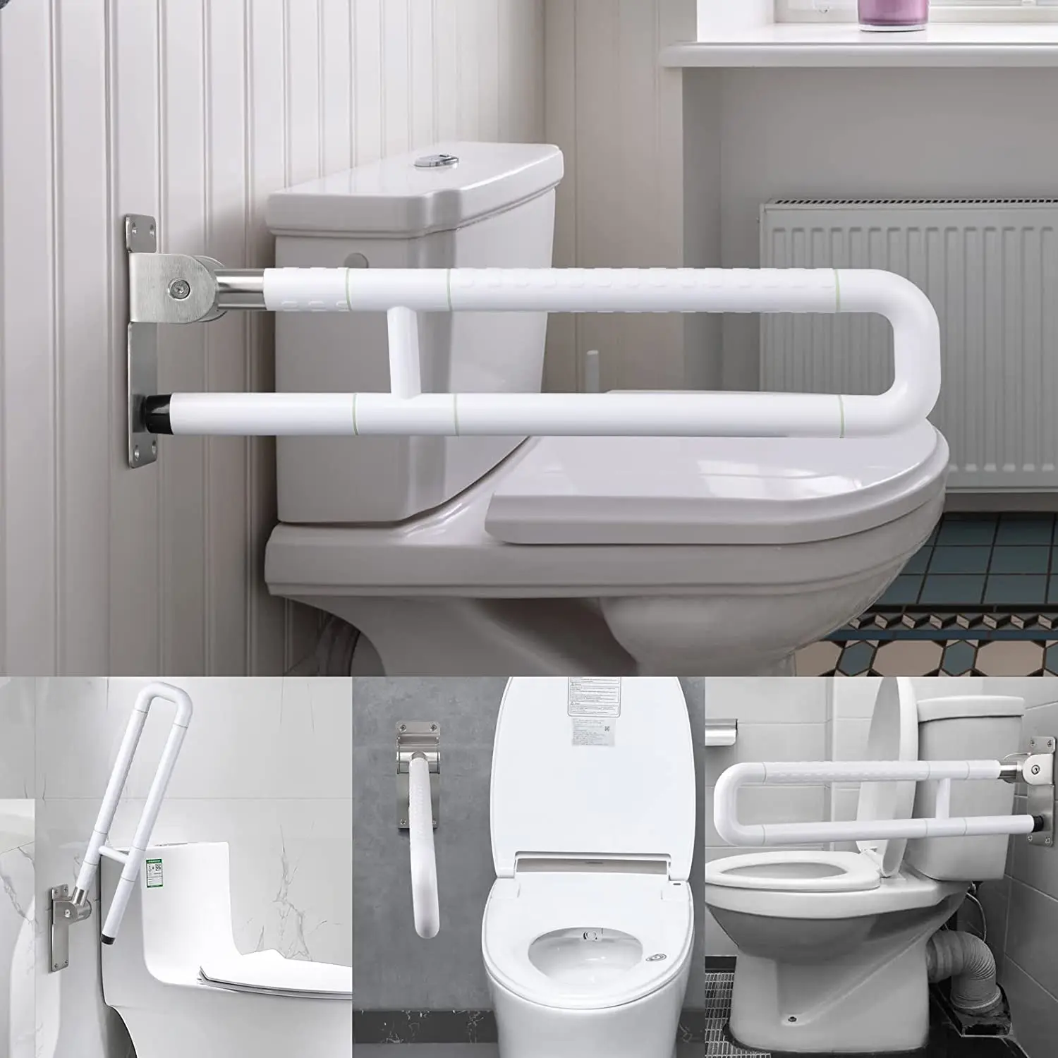 Hospital Handrailing Customizes Abs Disabled Grab Bar Bathroom Toilet ...