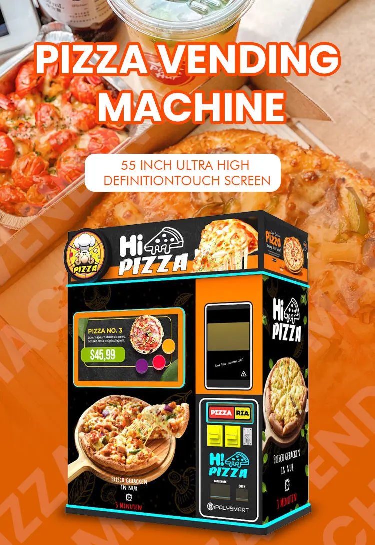 Hamburgers Vending Machine With Elevator In 24hours Pizza Robot Box ...
