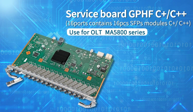 Network Equipment 16-port Gpon Olt Interface Board H901gphf H902gphf ...