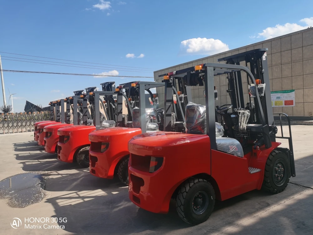 New 3 Ton Capacity Lithium Battery AC Motor Powered Forklift 1070mm ...