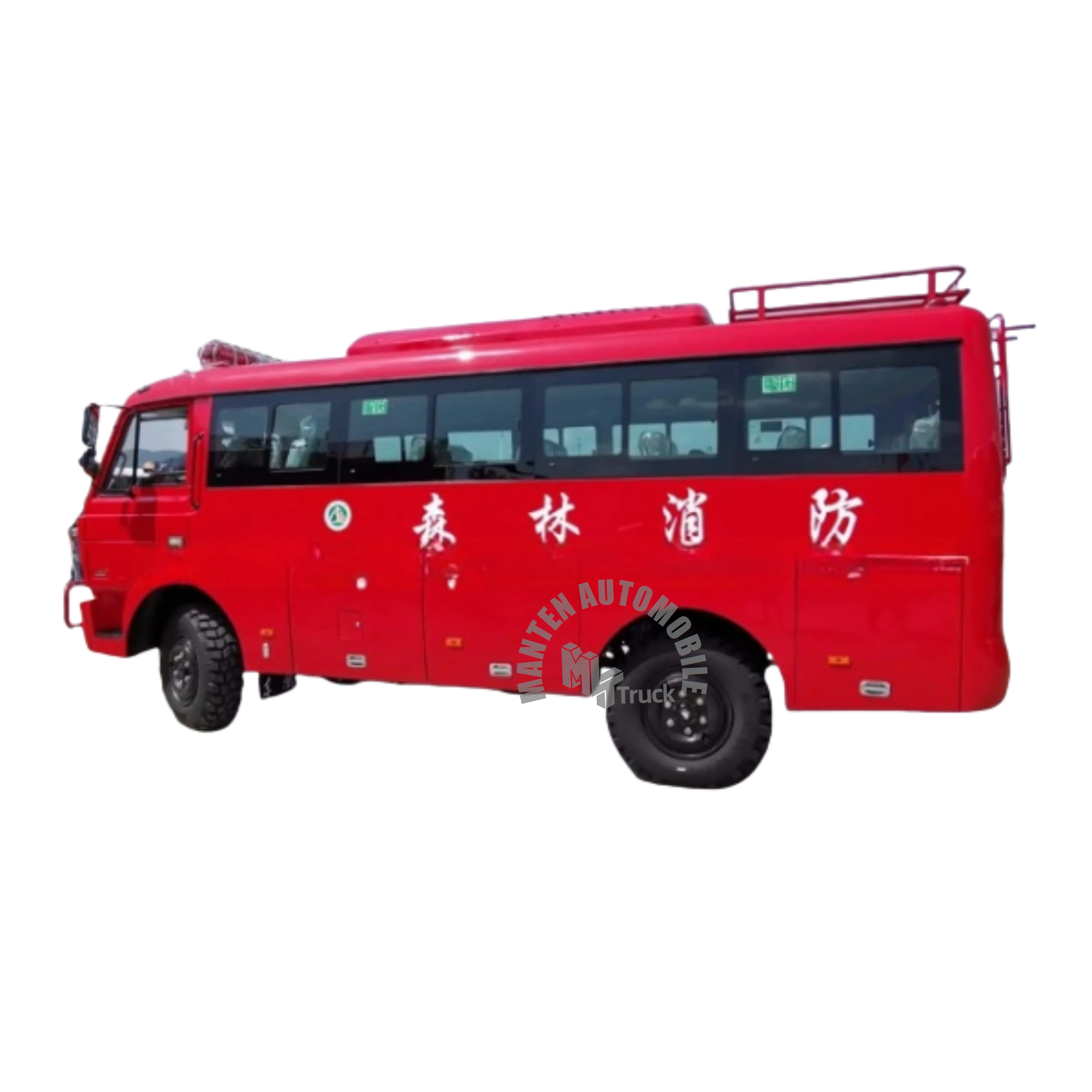Dongfeng 4x4 Off Road People Carrier Bus Firefighting Transportation ...