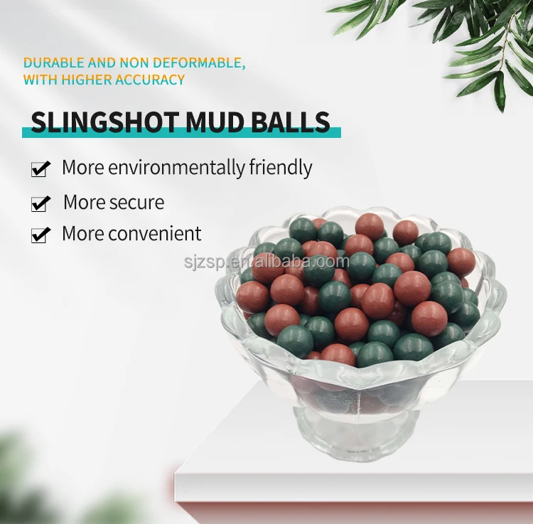 Outdoor Shooting Hunting Bullet Slingshot Mud Ball Safety Bullet Mud ...