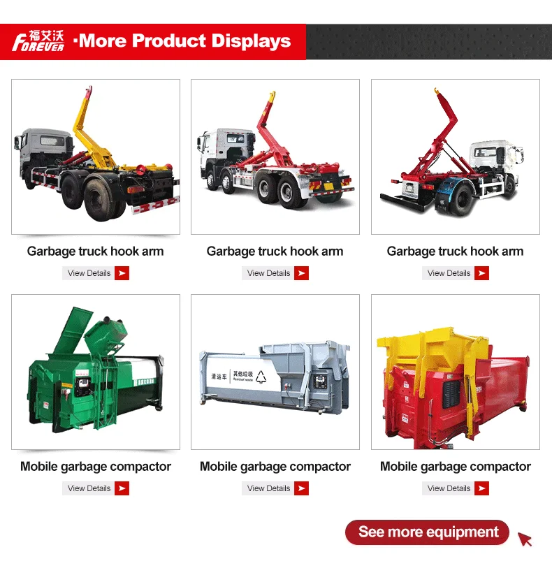 Garbage Compactor Truck Compression Packer Compaction Box Garbage ...