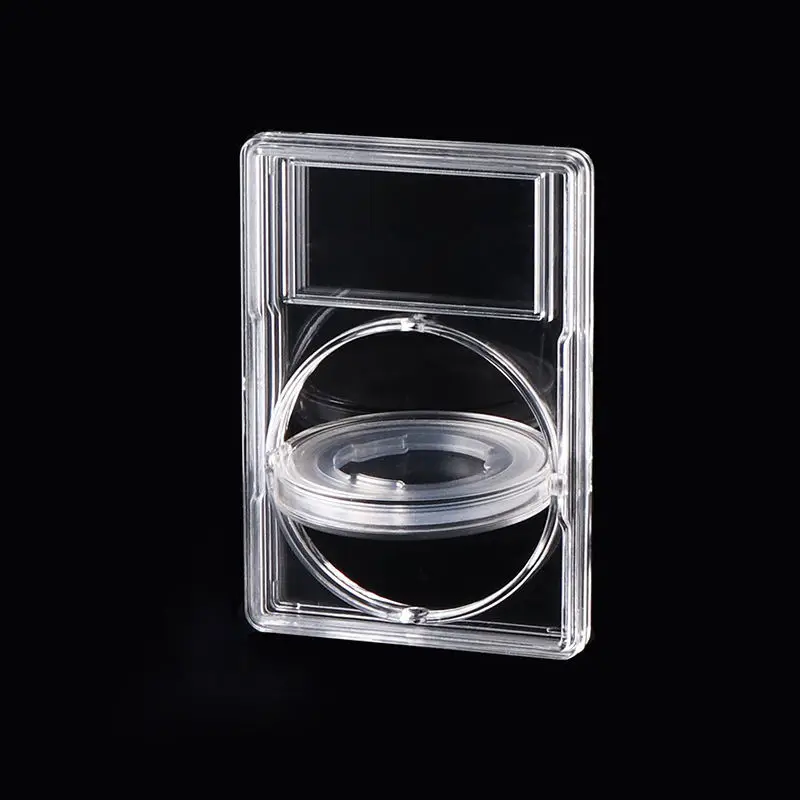 High Quality Fully Transparent Acrylic Rotatable Money Coin Display ...