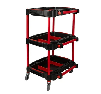 Best Sale Auto Repair Tool Cart 3 Shelf Tool Cart Car Detailing Trolley ...