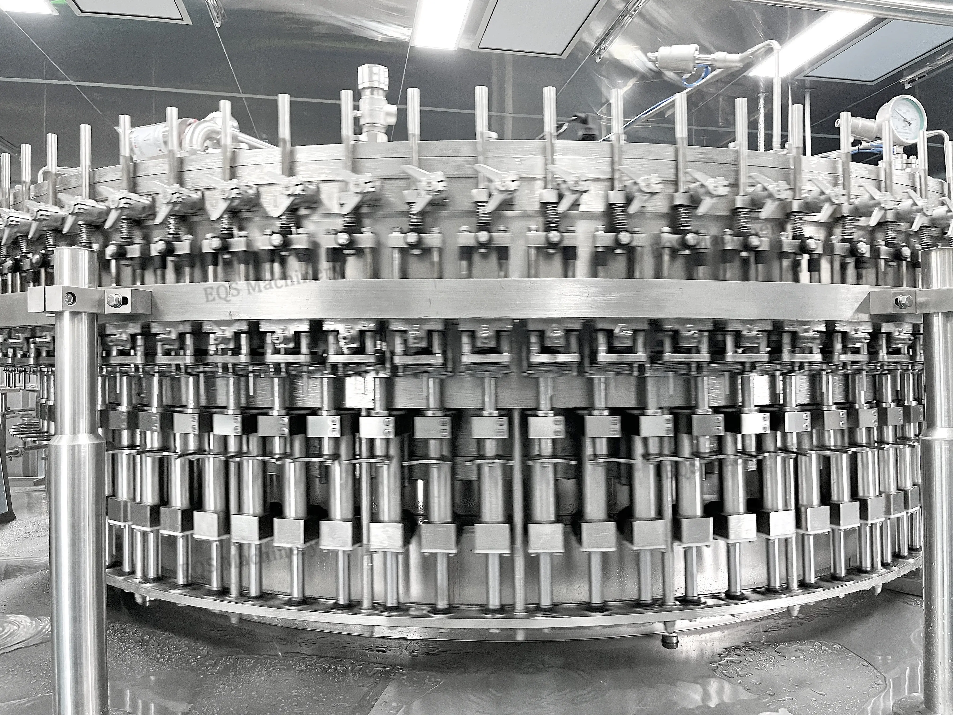 2500BPH Automatic Soft Drink Processing Plant Carbonated Drink Bottling ...