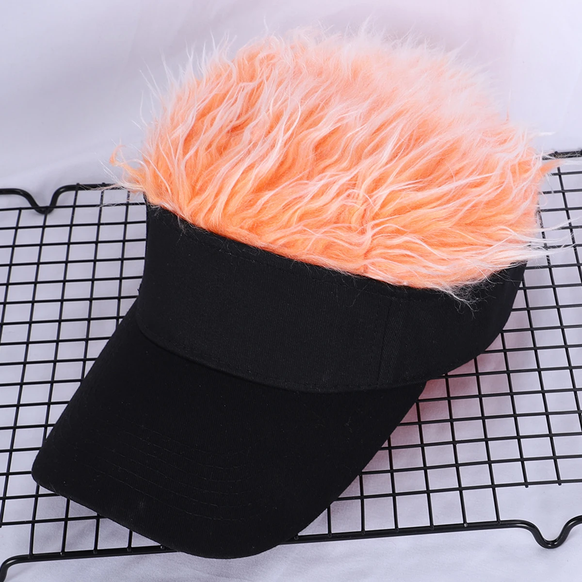 Golf Baseball Cap with Sun Visor Fun Toupee Hats Men Women