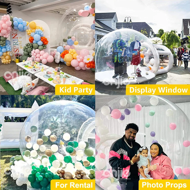 Giant Clear Inflatable Crystal Igloo Dome Bubble Tent Transparent ...