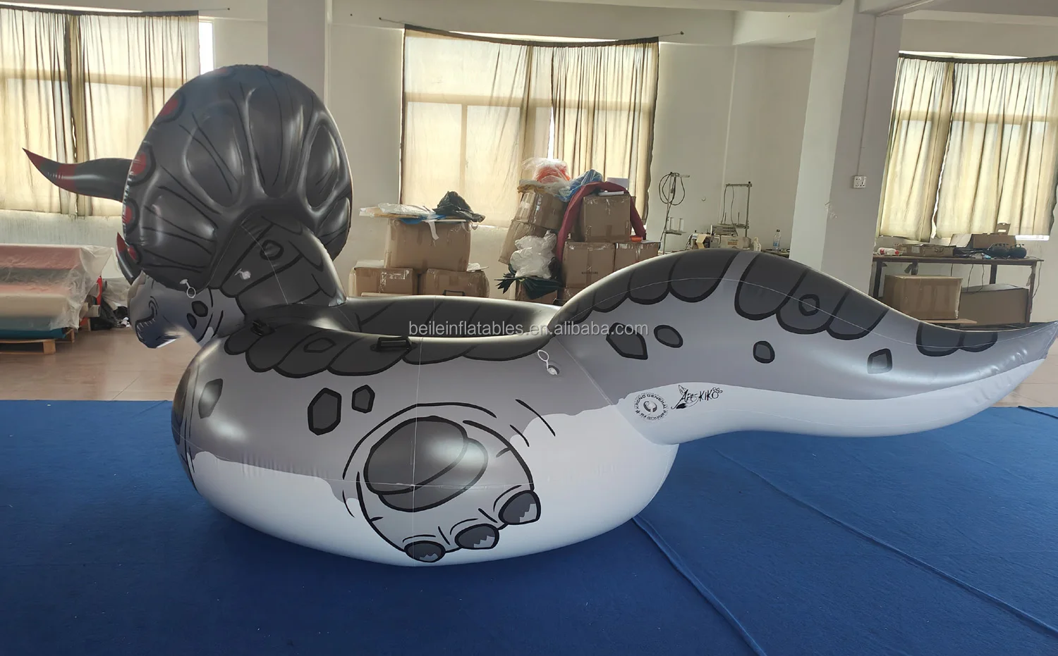 Beile Triceratops Inflatable - Durable and Fun for All