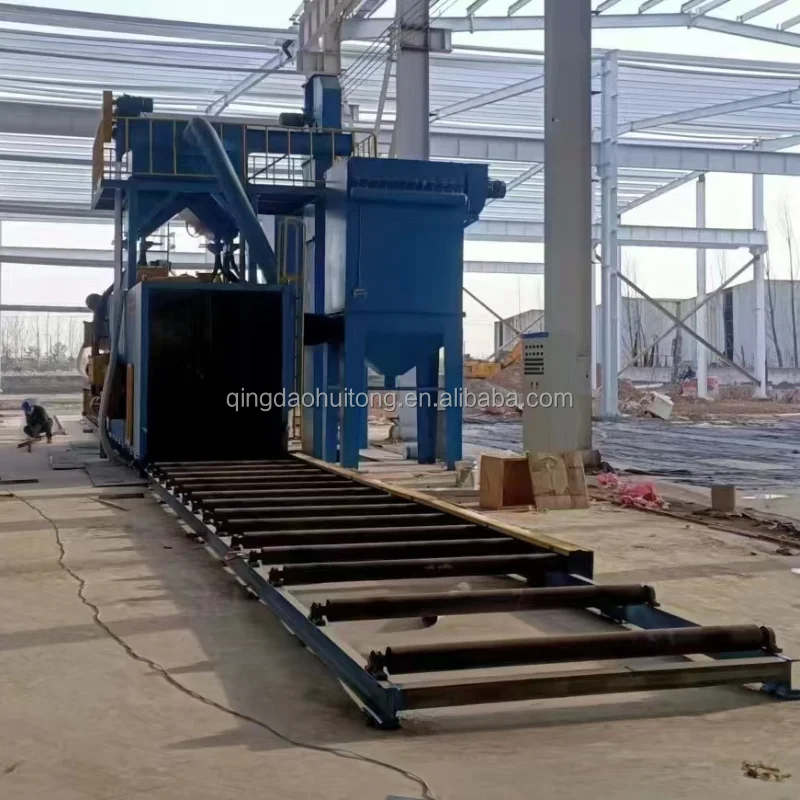 Qingdao Automatic Continuous Roller Pass Through Shot Blasting Machine ...