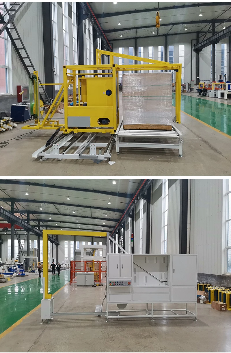 Fully Automatic Side Seal Pallet Strapping Machine For Pp/pet Straps ...