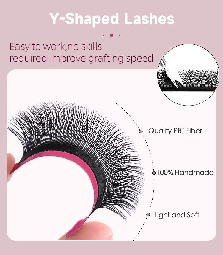 Fadvan W YY Shape Lash Extension - Natural & Full Dense