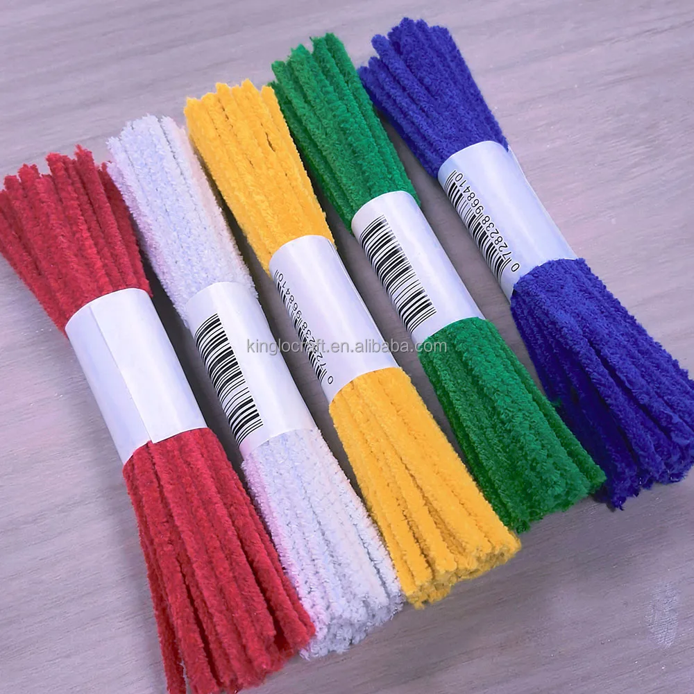 44 Ct Eco-friendly Colorful Smoking Cotton Pipe Cleaner Stocked Item ...