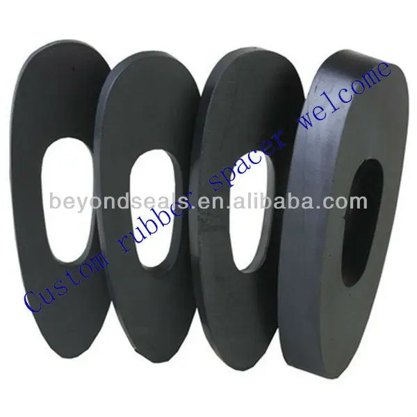 Custom Small Big Thin Thick Solid Rubber Spacer - Buy Rubber Spacer ...