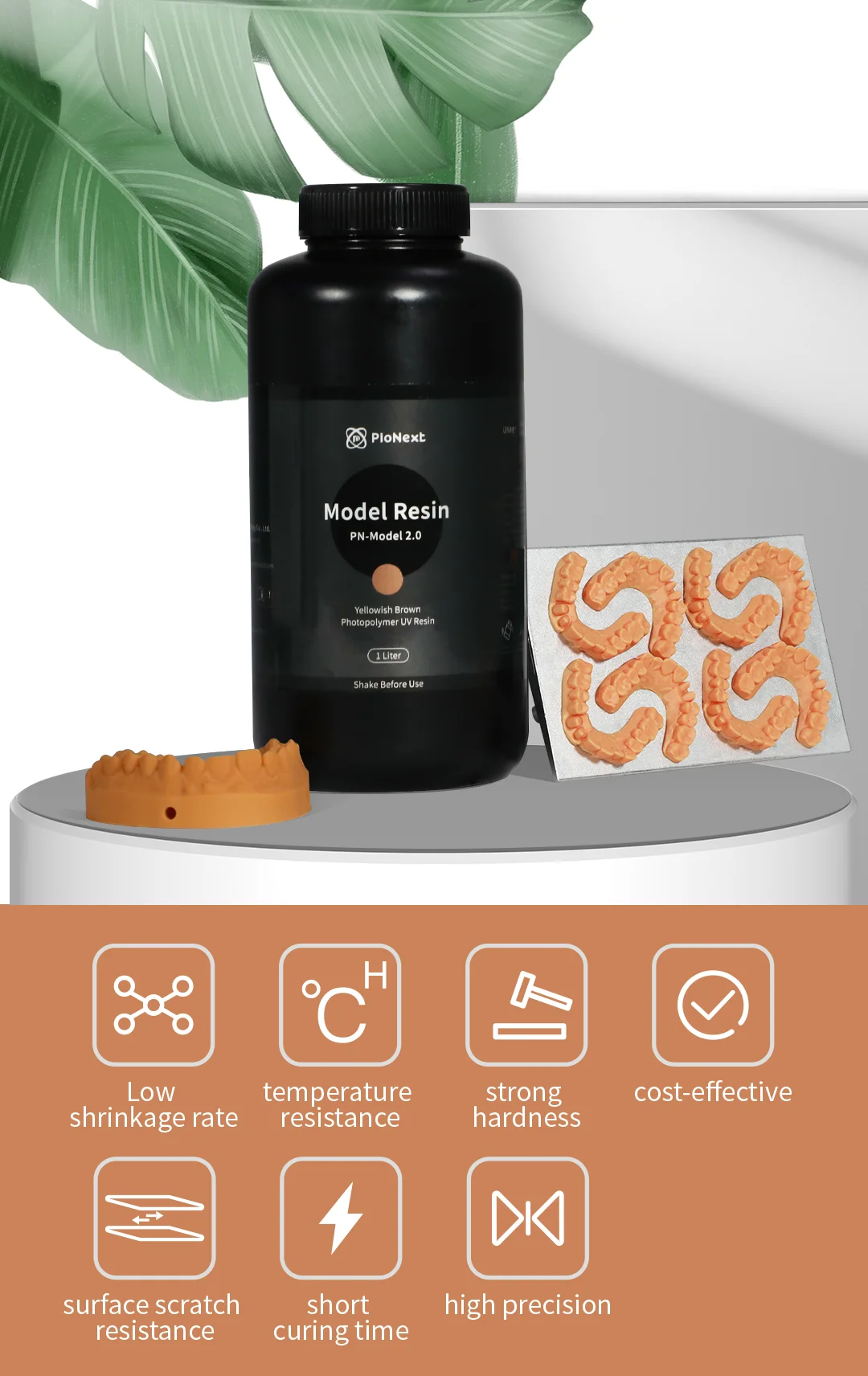 Pionext Dental Model Resin - High Precision 3D Printing