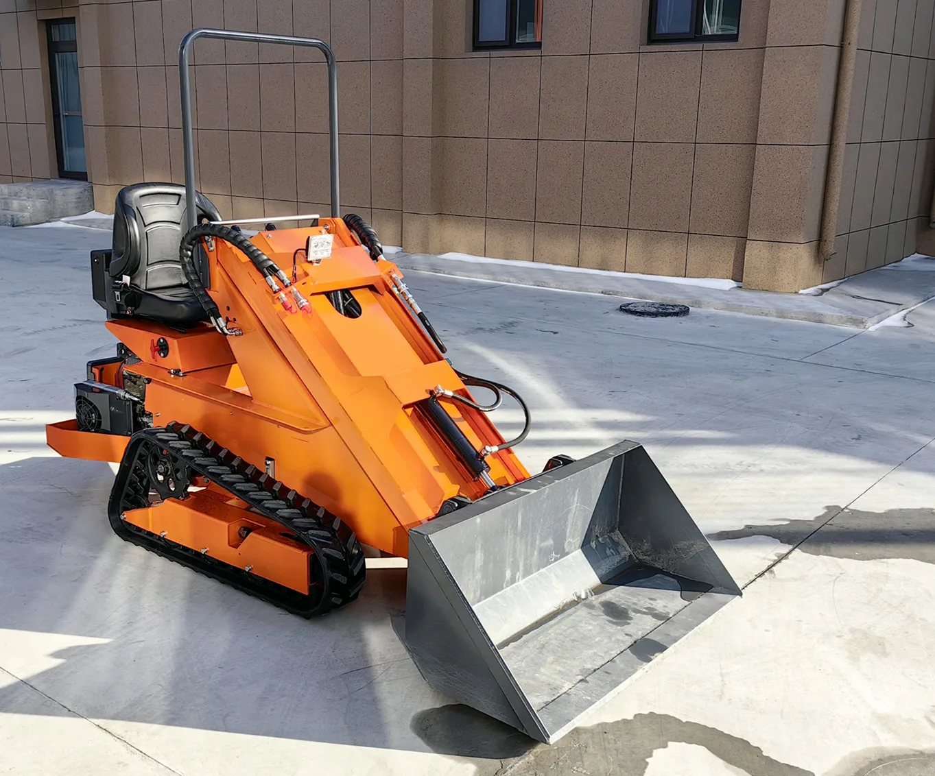 For RIMA Mini Skid Steer Loader Attachment Log Loader Farm Machine with ...