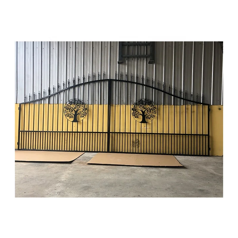 Alibaba.com: 14ft/16ft/20ft Driveway Gate with Tree Arts, Outdoor Large ...