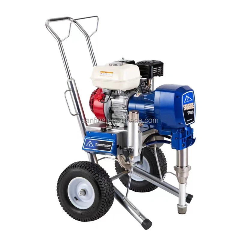 Sanfine Professional Gasoline Engine Putty Sprayer Hydraulic Piston ...