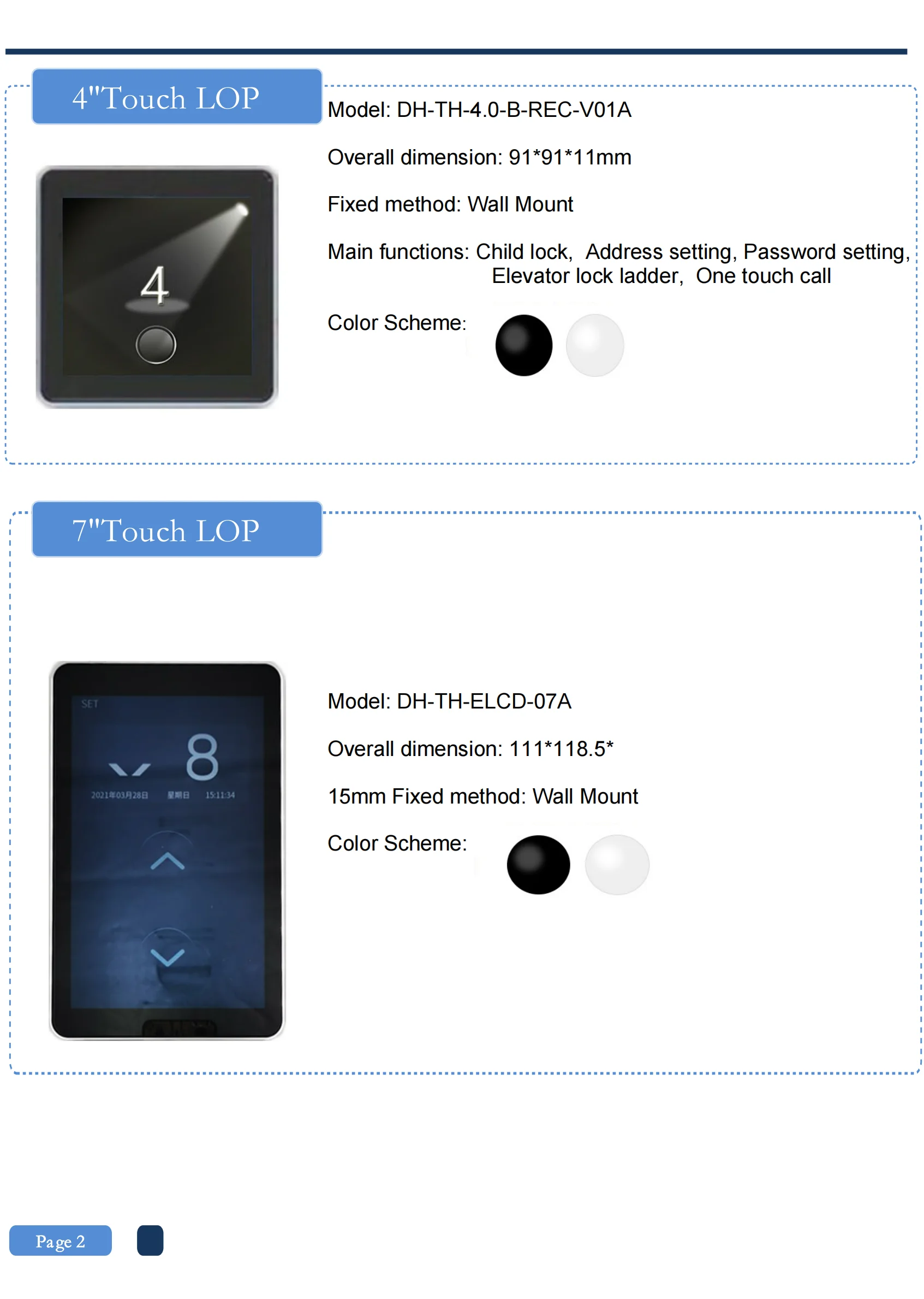 Elevator Control Panel HD Display Cop Lop Machine Elevator Lift Touch ...