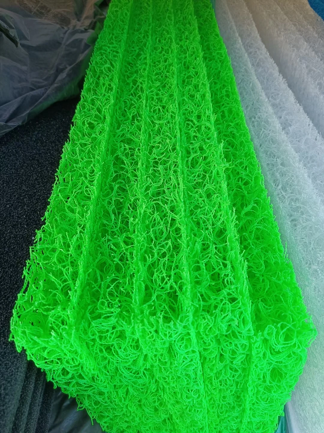 Green Spiral Filter Mat 200x100x4cm - Japanese Quality