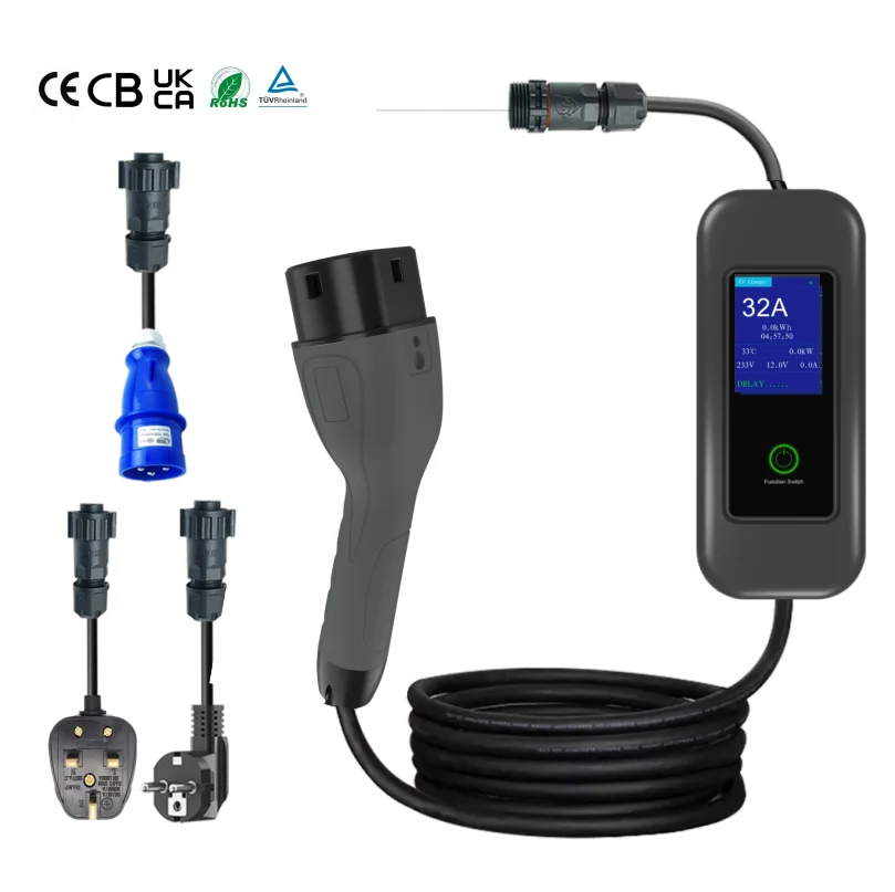 RTFLY Updated Portable EVSE Charger GBT Type 2/Type 1 Fast Level 2 ...