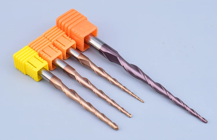 Hot Selling Cnc Router Bit Tapered Ball Nose End Mills 3.175 Tapered ...