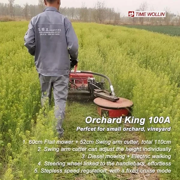 Orchard King 100A - Efficient Mowing for Orchards & Vineyards