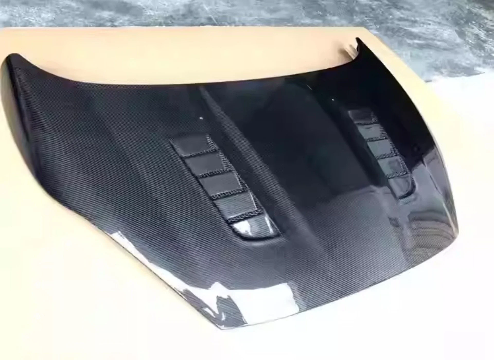 Body Kit Carbon Fiber Engine Cover For Ford Fiesta St 2013-2016 Hood ...