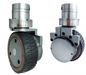 Highly Integrated Electric Agv Wheel With Steering Motor Drive And ...